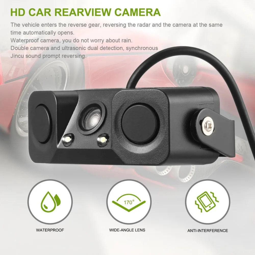 Auto Waterproof Camera Lens 12V-24V HD Car Rear-view Camera with ...