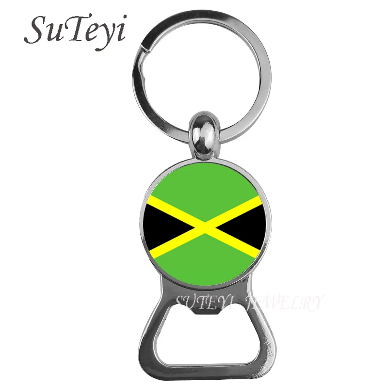 Guatemala-Trinidad-Flag-Glass-Dome-Beer-Corkscrew-Key-Chain-Tobago ...