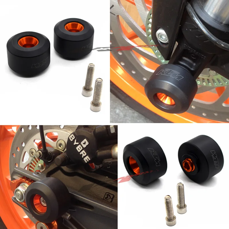 Motorcycle front/rear Wheel Frame Slider Crash bike Protection For KTM ...