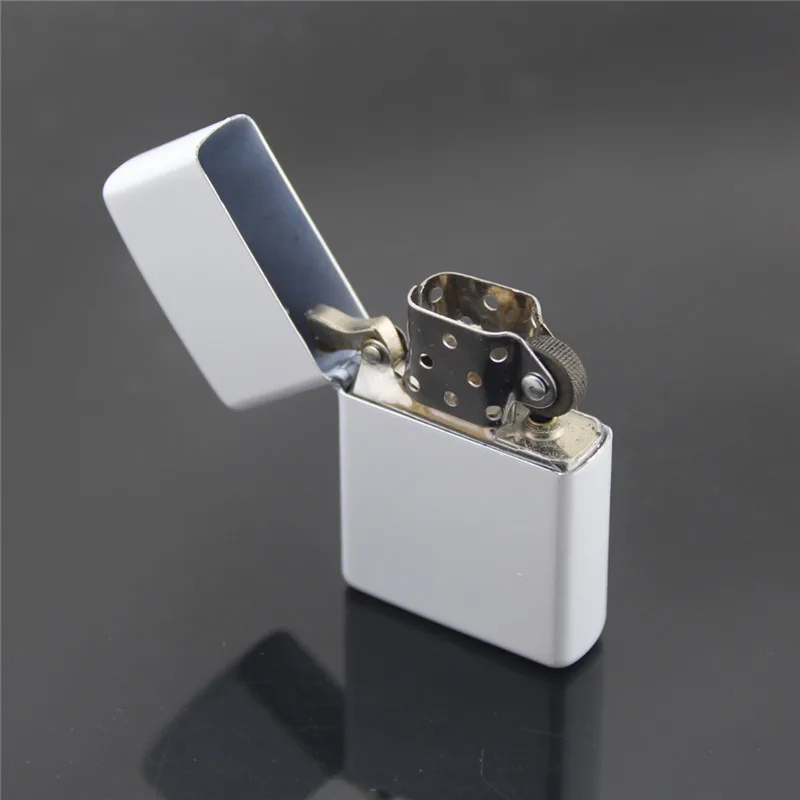 30 Pieces / Lot Stainless Steel Kerosene Lighter Gasoline Windproof ...