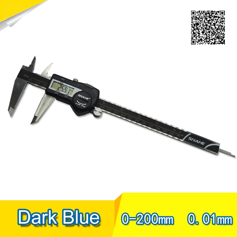 Digital Caliper Ip54 200mm Dark Blue High Quality Digital Display ...
