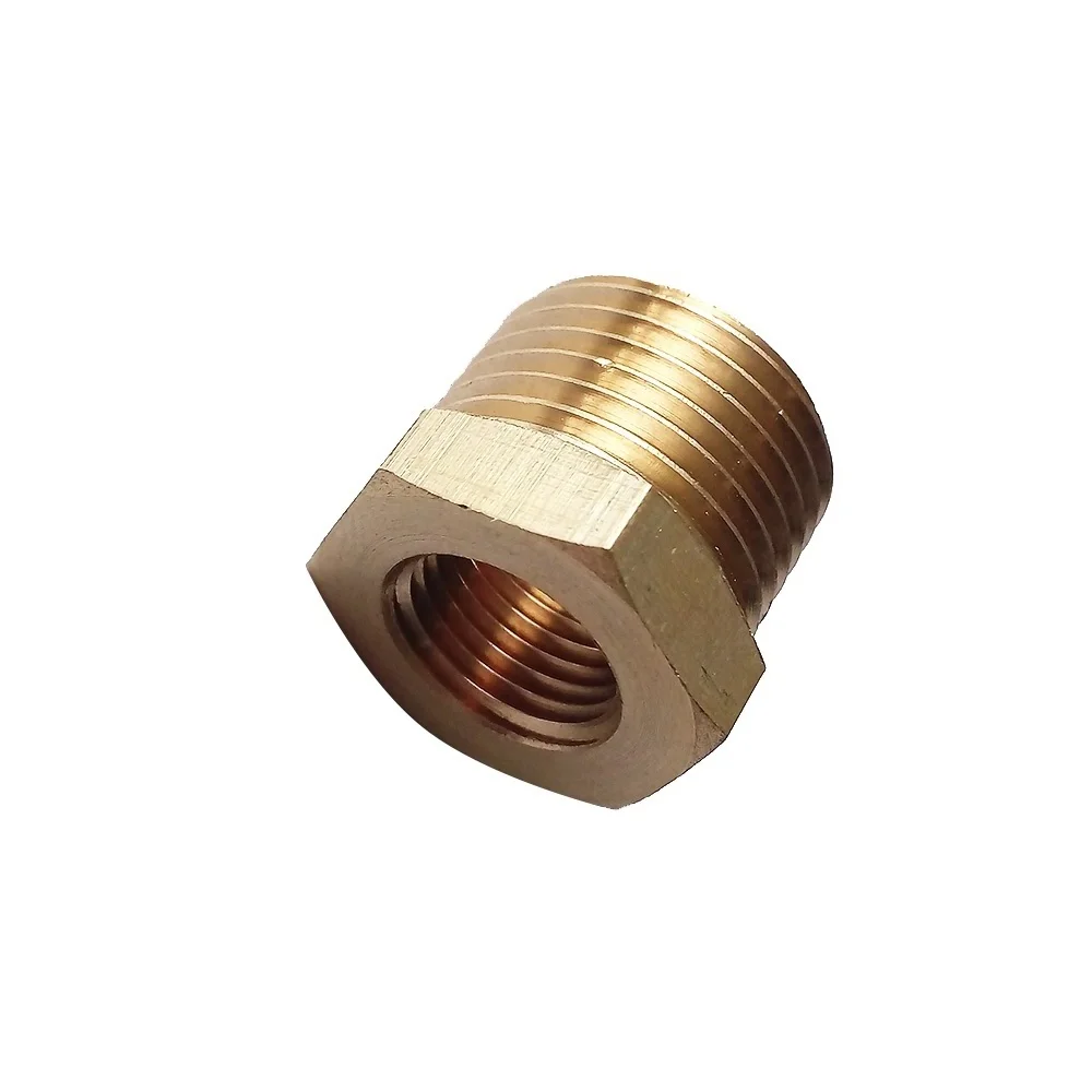 Brass Pipe Fitting Reducing Fitting Reducer Connector 1/4" Male Bspp ...