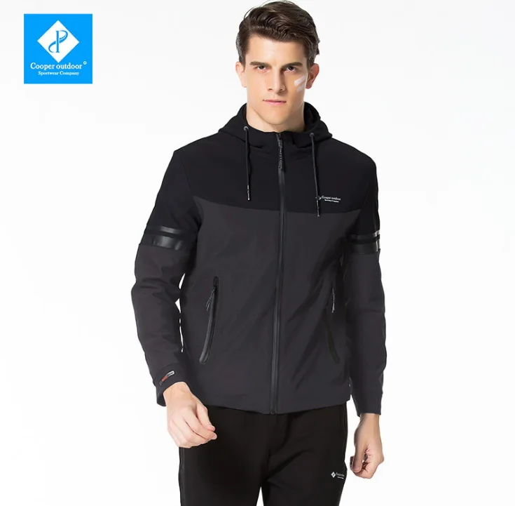 Men Running Jacket Color Stretch Sports Softshell Jacket Sports Camping ...