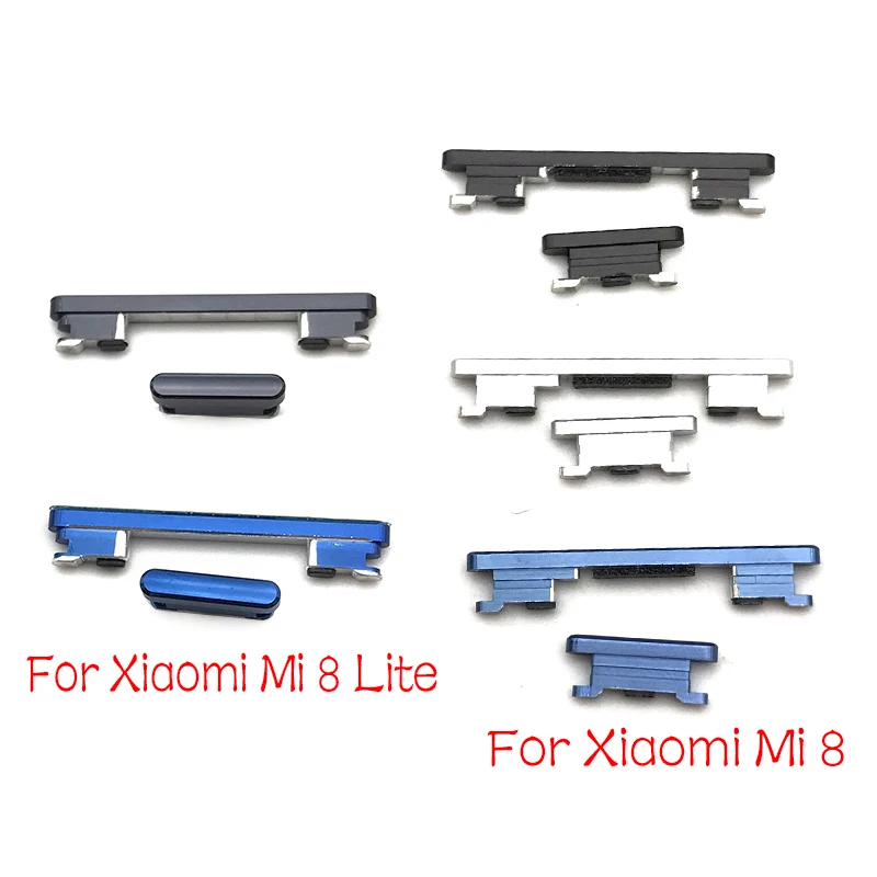 SIde Volume Button + Power ON / OFF Buttton Key Set Replacement Part ...