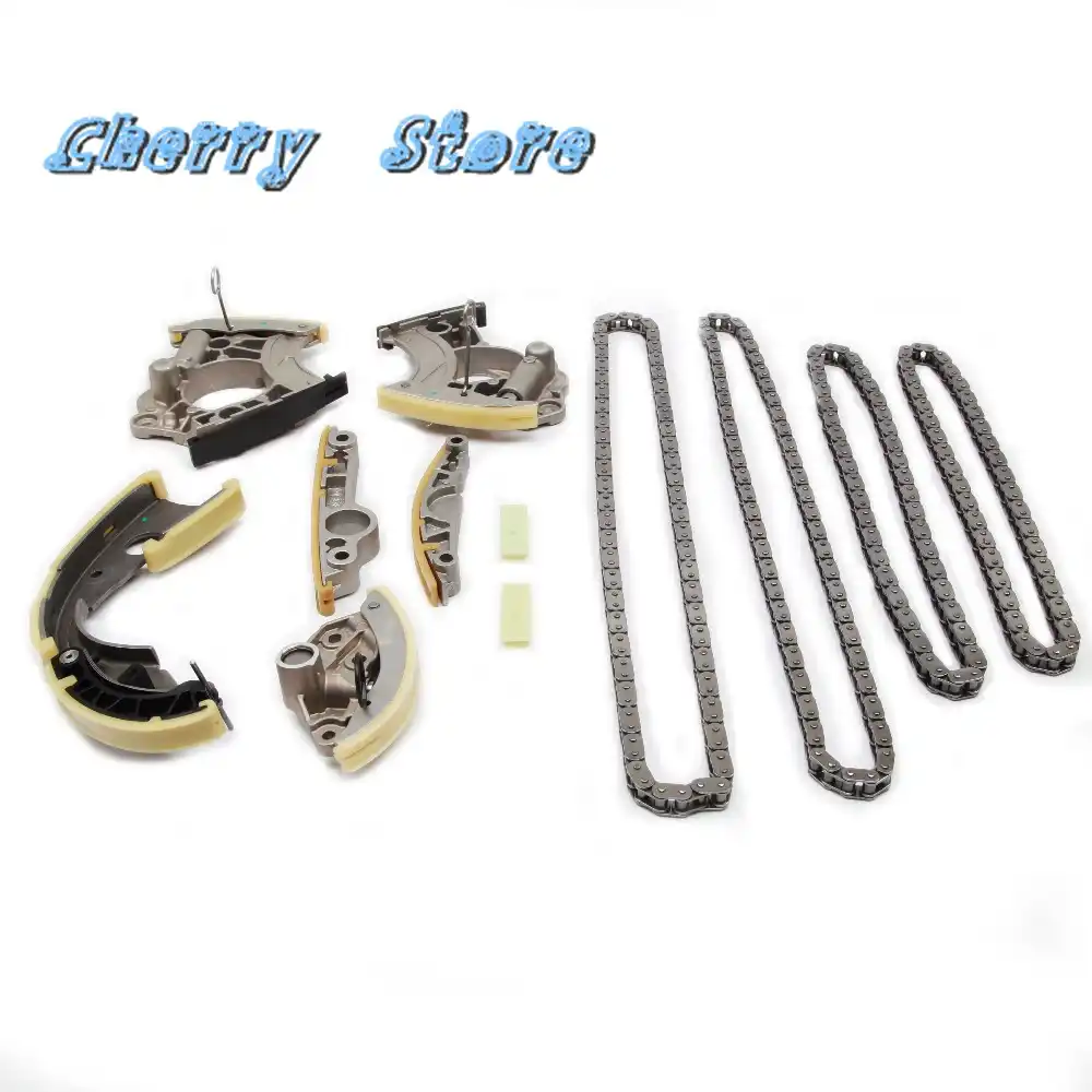 NEW 06E 109 465 AS 12Pcs Engine Timing Chain Tensioner Guide Rail Kit ...