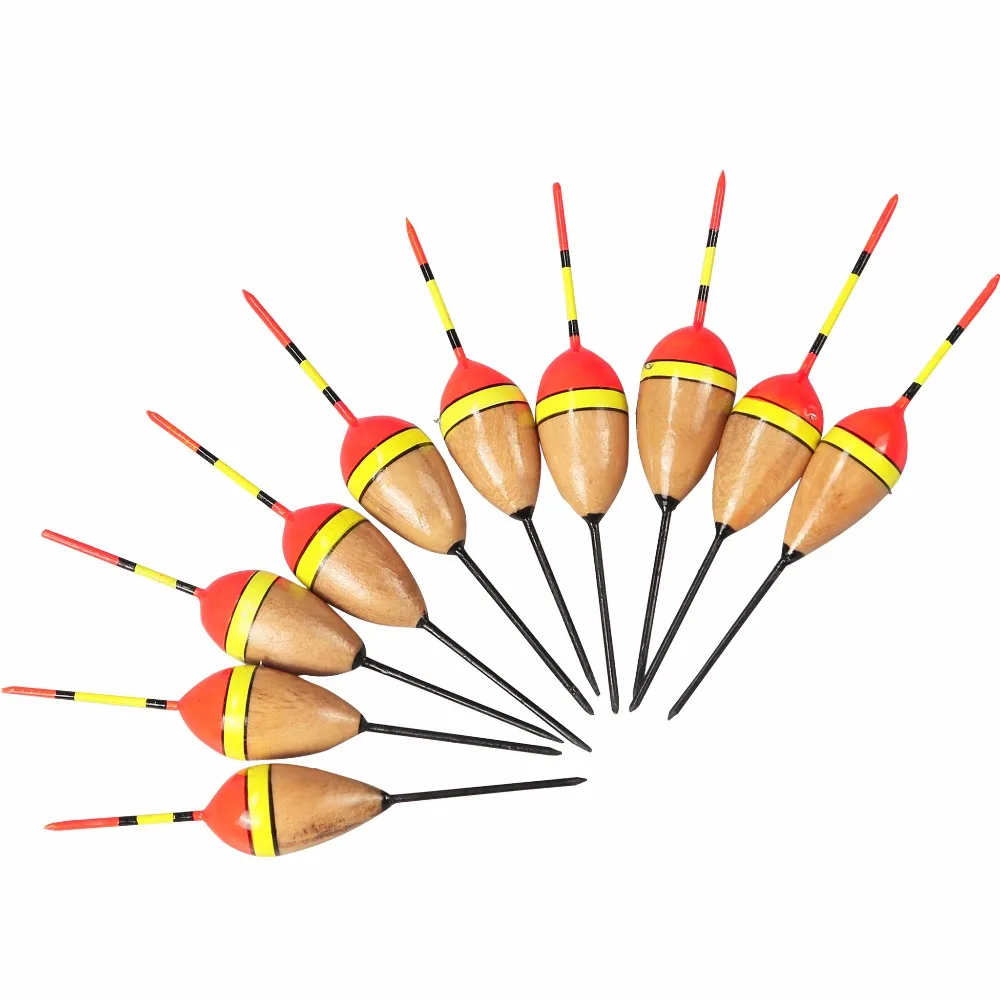 AOTSURI 10Pcs Fishing Floats 0.5g Floating Bobbers Fishing Carp Tackle ...