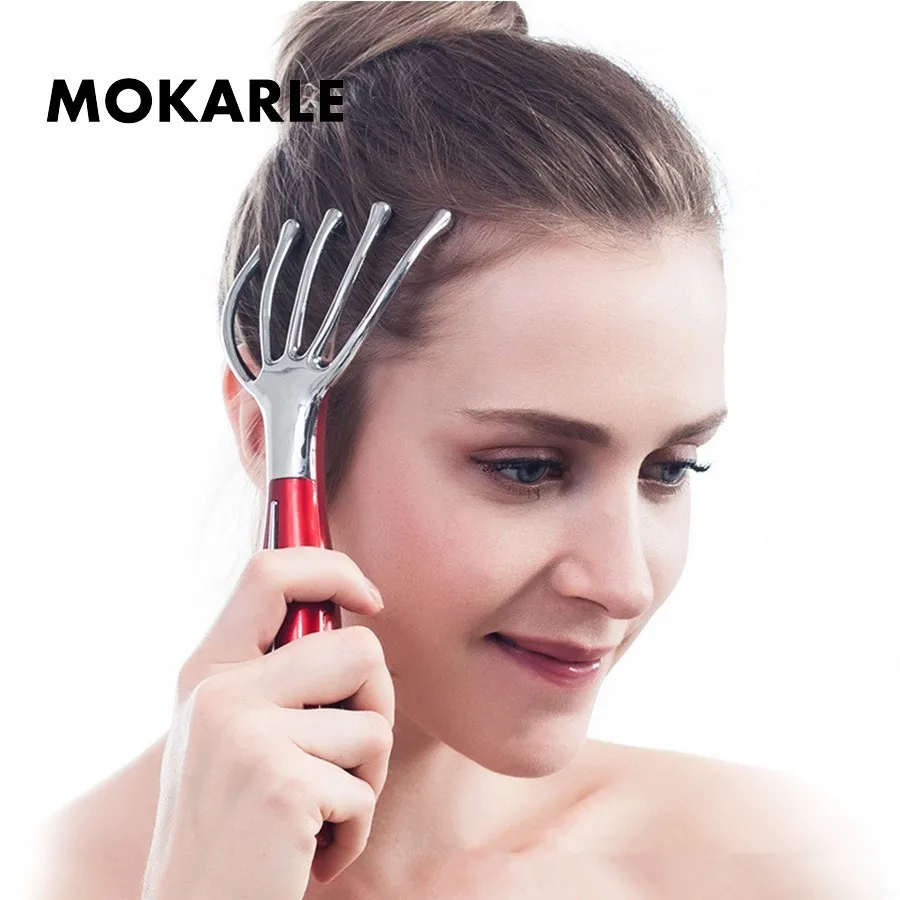 Electric Vibrating Massager Head Back Neck Massage Relax Five Fingers Claw Scalp Massager Heath