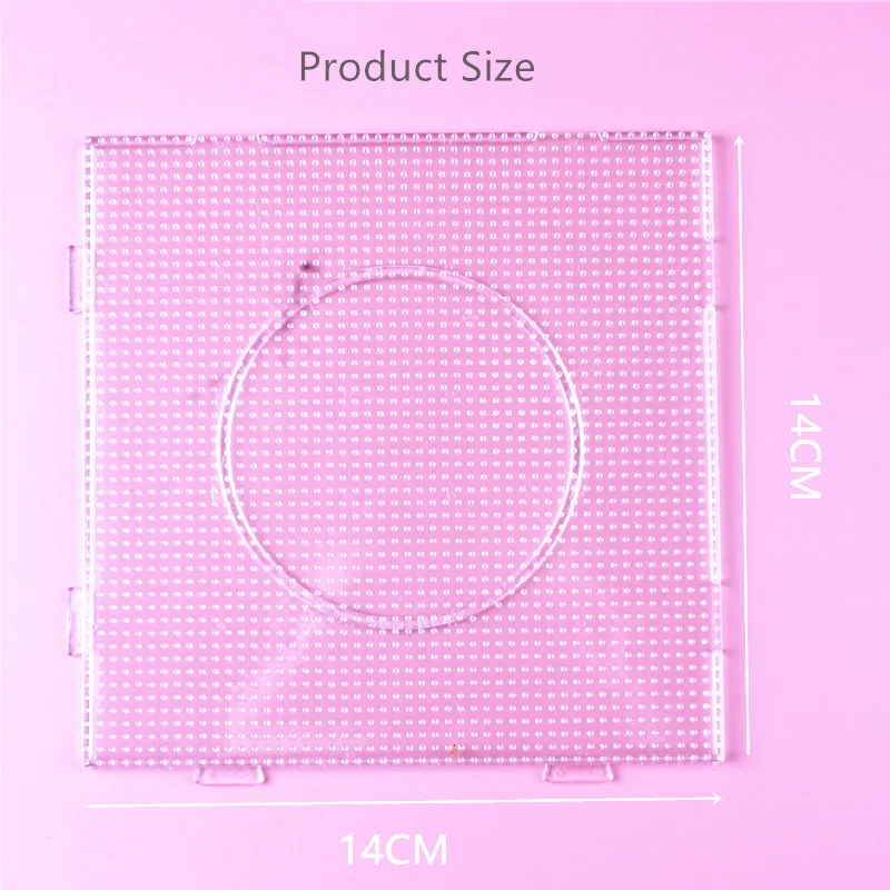 2.6mm Hama Bead Square Pegboard 3D Puzzle Template For Perler Beads ...