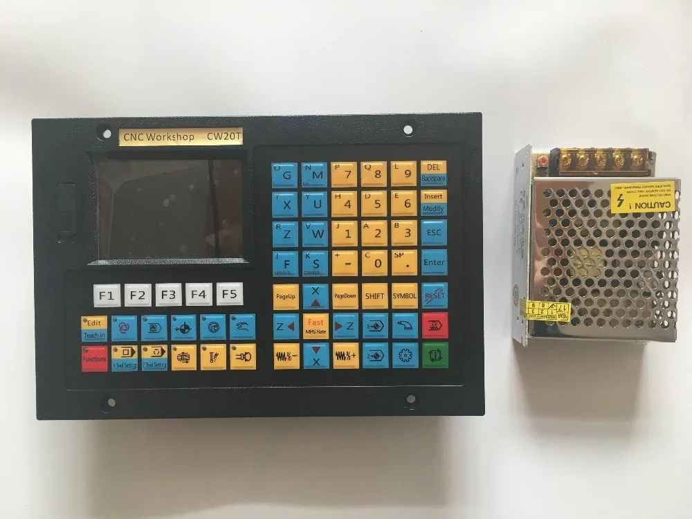 Cnc Controller 2 Axis For Lathe Cnc Control Usb Stepper Servo Motor Lathe With 25a Power Supply