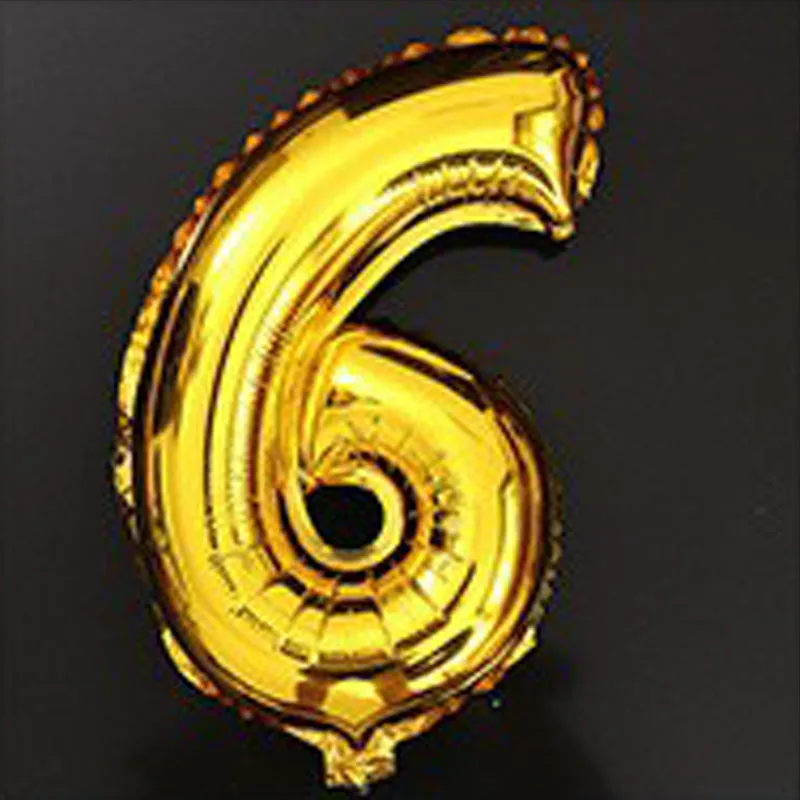 16inch helium balloon number ballons baloon globos birthday wedding ...