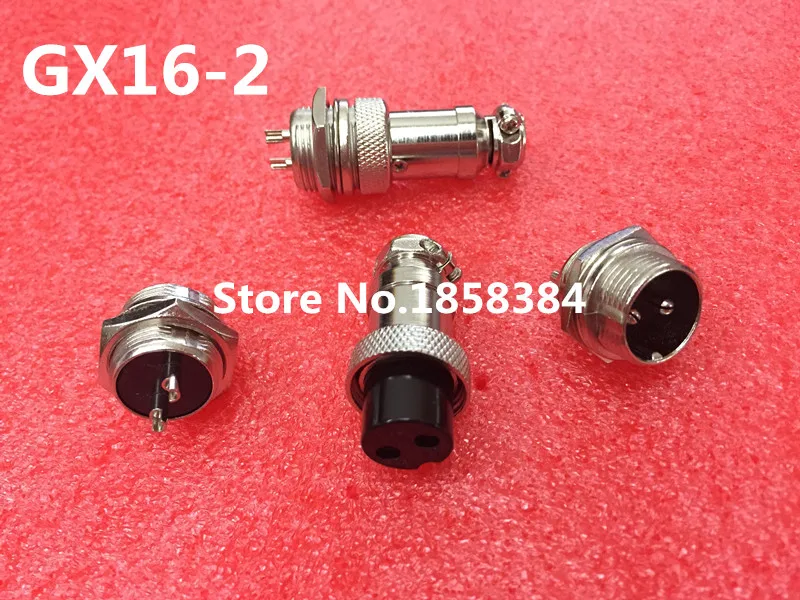 10pcs=5pair Male & Female Diameter 16mm Wire Panel Connector GX16 2P ...