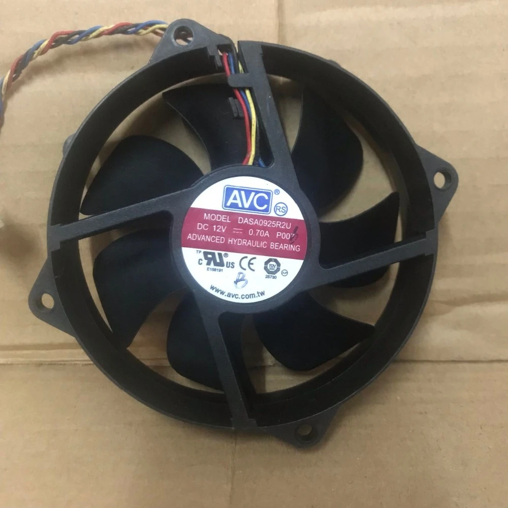 CPU Cooling Fan FOR AVC 9025 12V DASA0925R2U 0.70a CPU case fan 4 wire temperature control ...