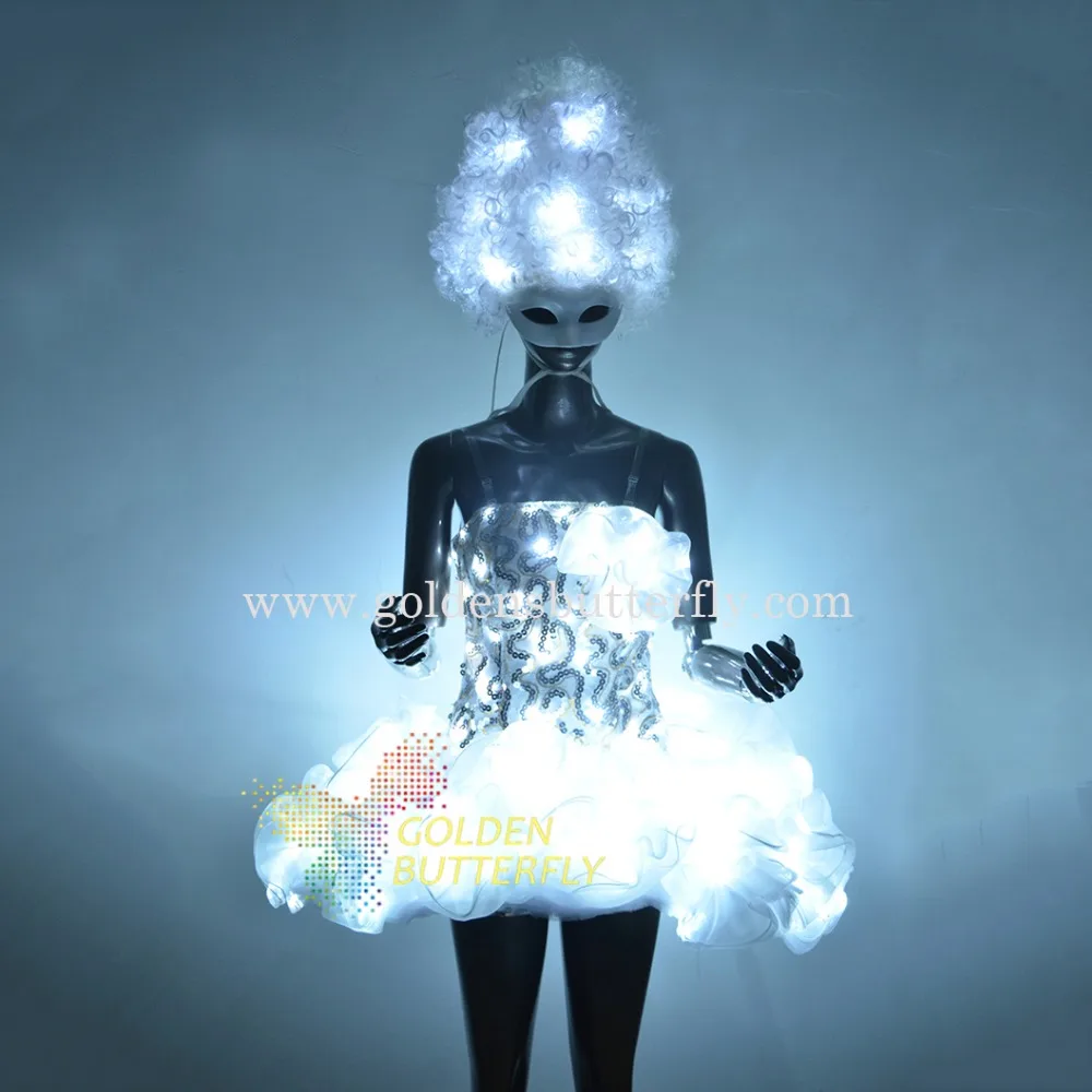 Buy Led Dress Luminous Dress Glowing Wedding Dress