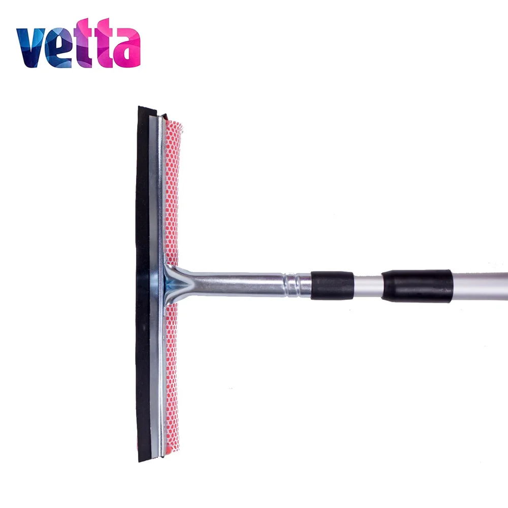 2pcs/lot hot sales window brush with aluminum handle and rubber brush ...