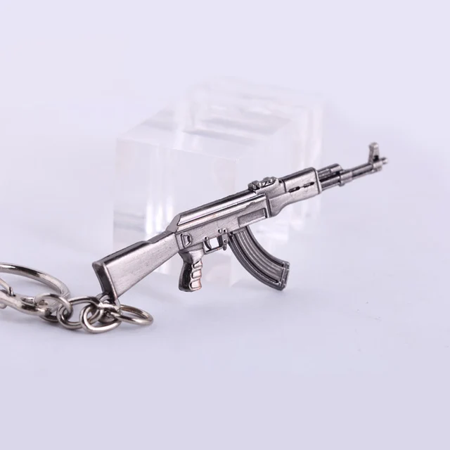 Men's Counter Strike M4A1 AK47 Gun Keychain Sniper Awp CS GO Key Chain ...
