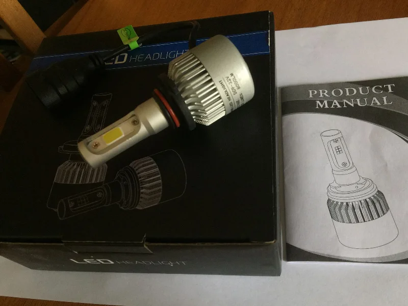 S2 Автомобильный светодиодный головной светильник лампы 72 Вт COB Авто противотуманных фар с ...