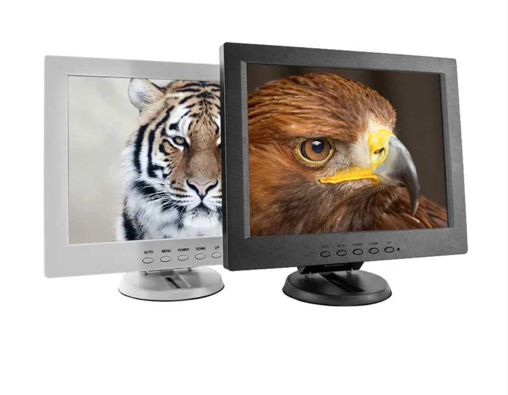 12 inch touch screen highlight POS Cashier monitor with AV/BNC/VGA/HDMI ...