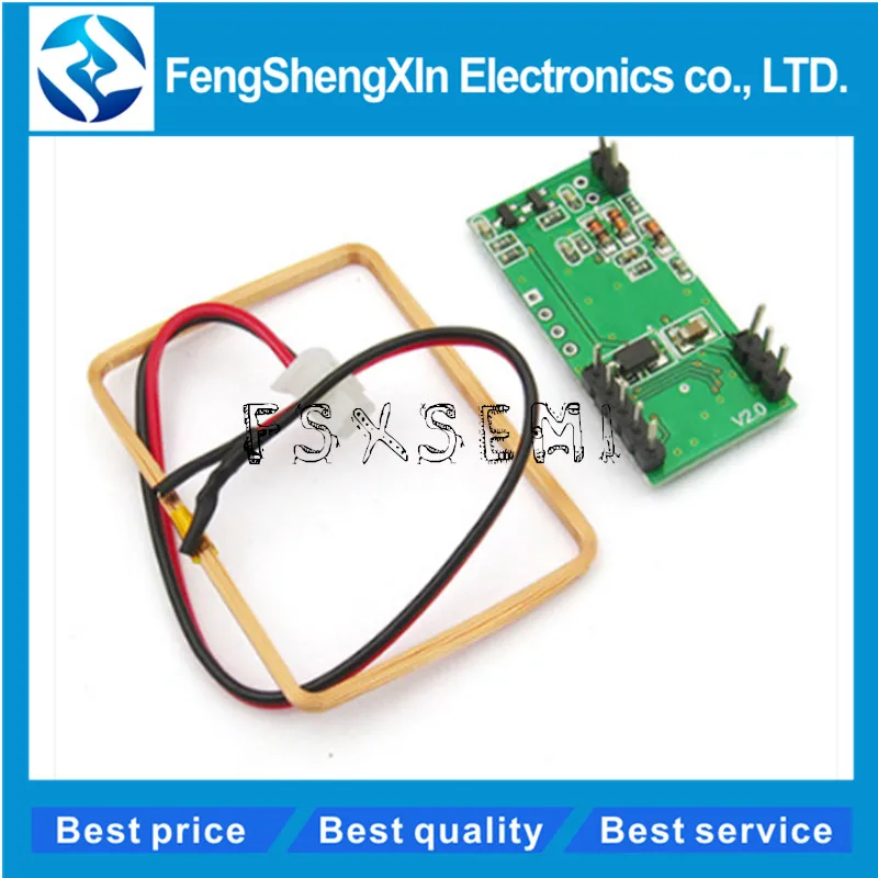 1PCS New UART 125Khz EM4100 RFID Card Key ID Reader Module RDM6300 ...