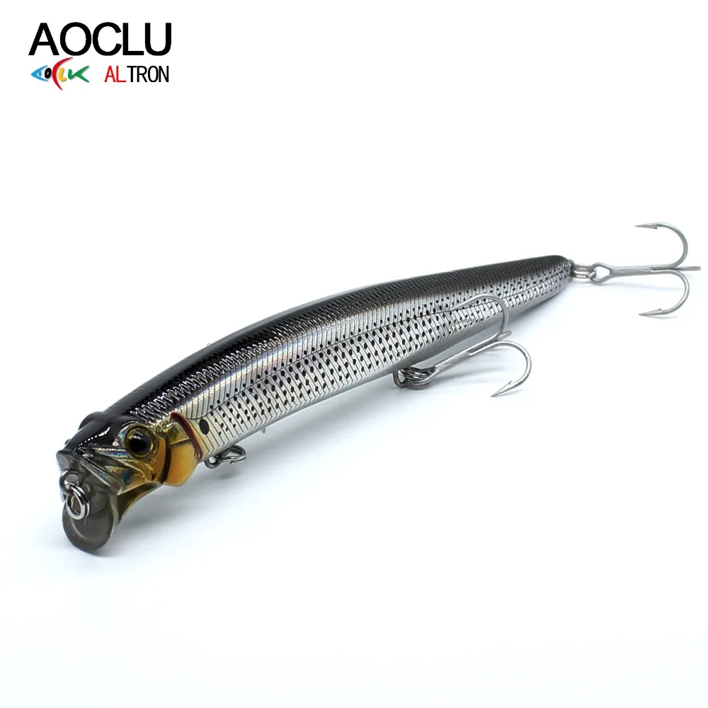 AOCLU-Floating-Wobbler-13cm-21g-Hard-Bait-Minnow-Fishing-Lure-Sea-Bass ...