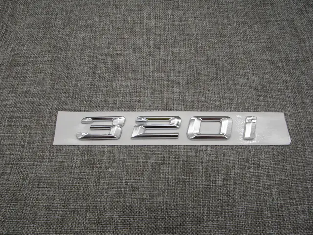 Emblem Badge Sticker Silver 3D Sticker Logo 320i 325i 328i 330i 335i ...