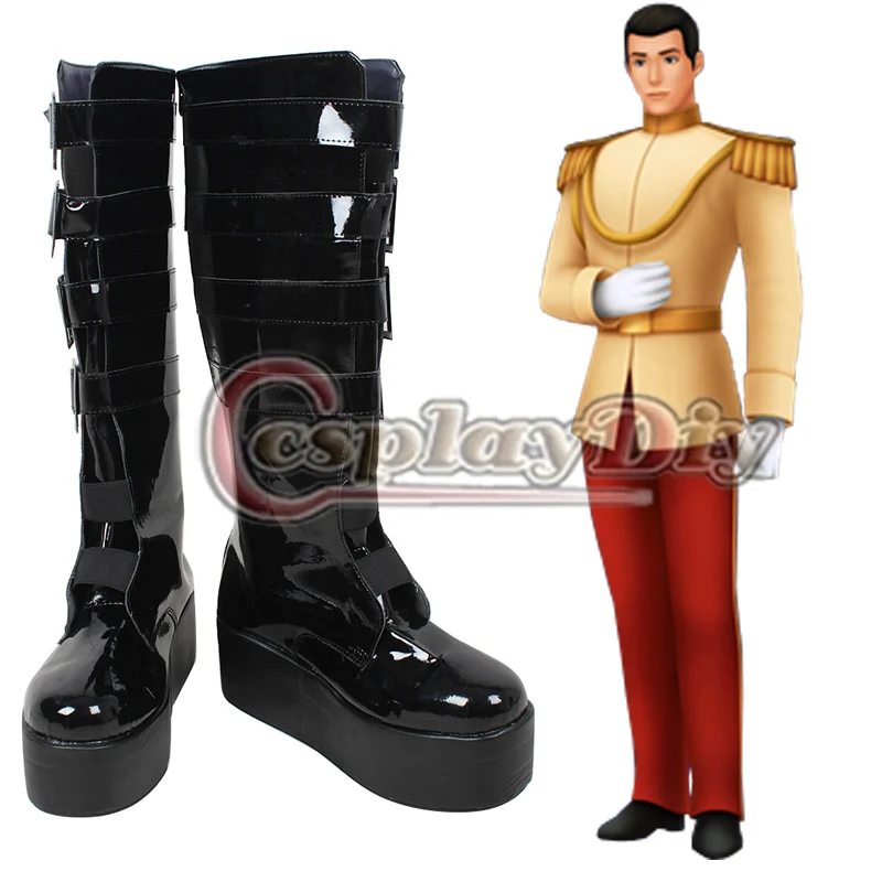 Cinderella-Prince-Charming-Boot-Shoes-Adult-Men-Prince-Cosplay-Shoes ...