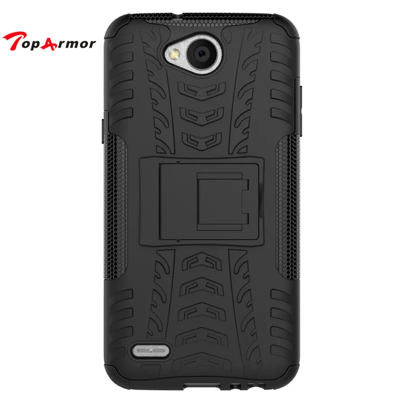 TopArmor Armor Style Case for LG X Power 2 Back Cover Heavy Duty Hybrid ...