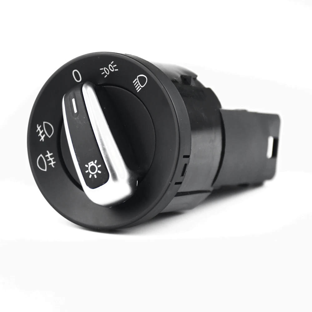 Chrome Headlight Control Switch Fog Light For VW Jetta Mk4 Bora Passat ...