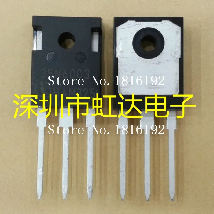 Free shipping 10pcs/lot 35N60C3 SPW35N60C3 N channel MOSFET 35A 650V ...