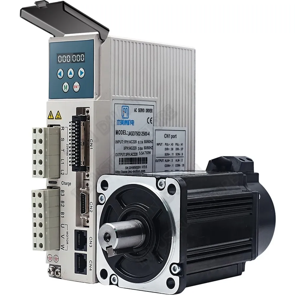 JMC 80mm 750W 220V AC Servo 2.39Nm 1HP/3PH 3000RPM - 5000RPM 2500Line ...