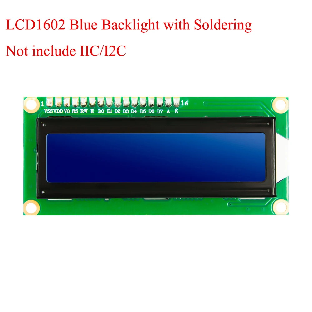 LCD1602 синий желтый зеленый серый подсветка IIC/igc RGB клавиатура Щит LCD2002 LCD2004 для ...