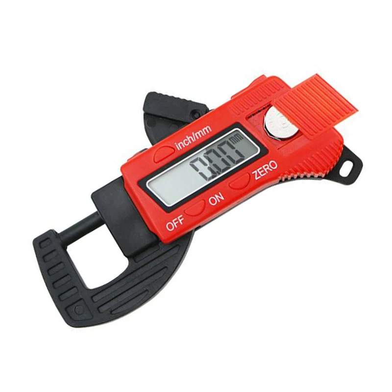Portable Handheld 0.1mm Precision Plastic Digital Thickness Guage LED ...