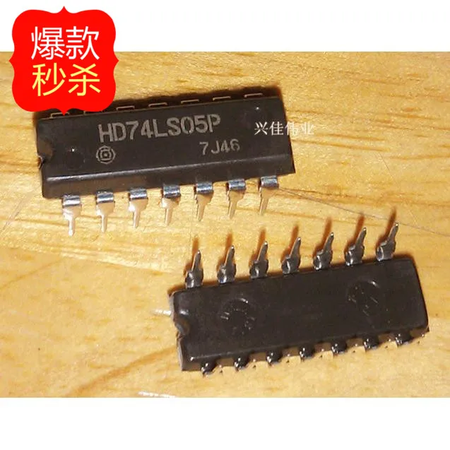 10PCS New original authentic 74LS05 HD74LS05P SN74LS05N DIP14 logic ...