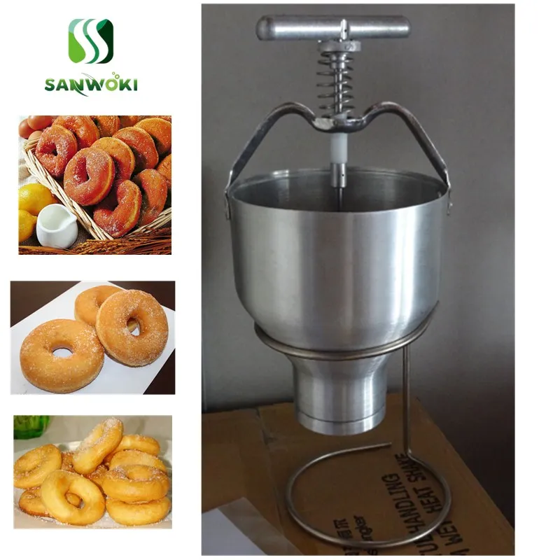 Hand-press-mini-donut-machine-Stainless-Steel-Manual-Handheld-Ring ...