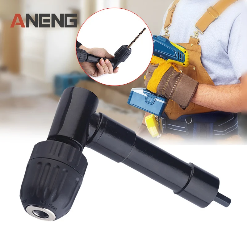 Aliexpress.com : Buy Right Angle Drill Attachment Chuck Keyless Adapter ...