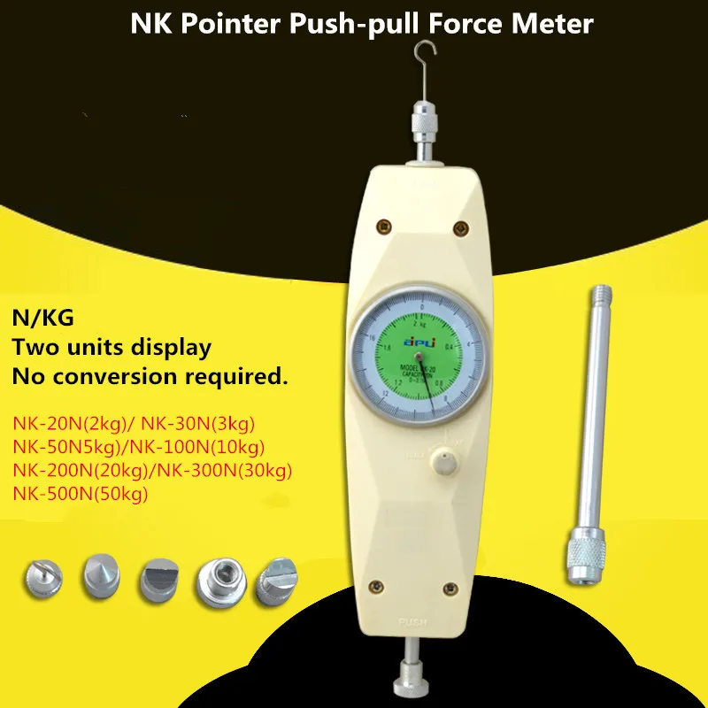 Pointer Push pull Force Meter, High Precision Spring Pull pull Pressure ...