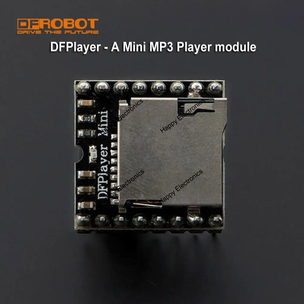 Dfrobot Dfplayer Mini Mp3 Player Voice Module, Support Tf Card Common Audio Formats Mp3/wav/wma ...