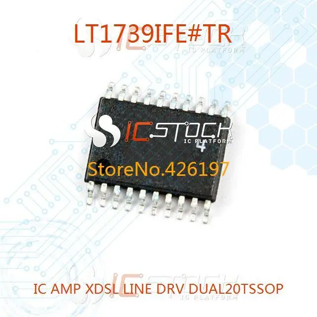 무료 배송 LT1739IFE # TR IC AMP XDSL 라인 DRV DUAL20TSSOP LT1739IFE 1739 ...