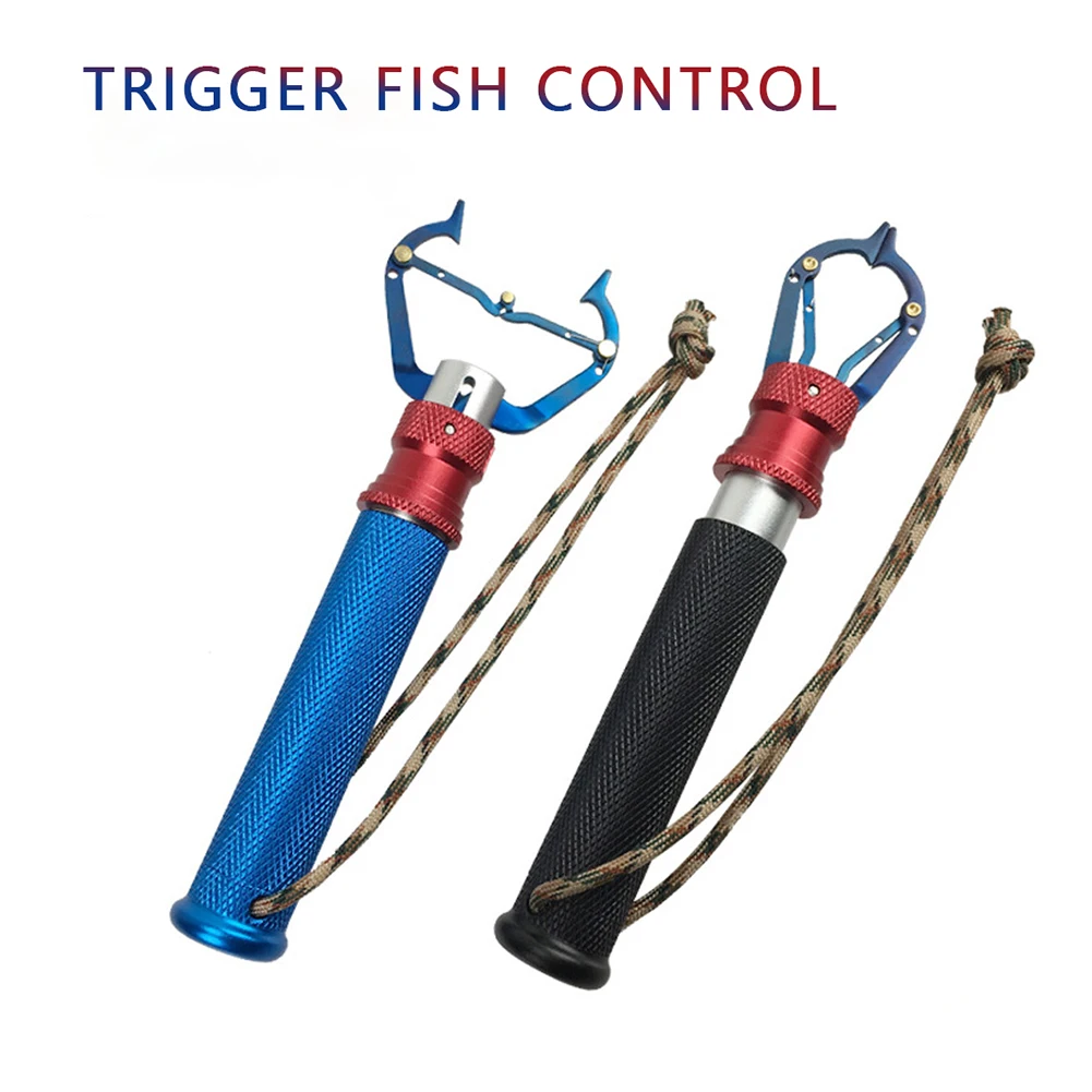 Aluminum Alloy Fishing Grip Pliers Stainless Steel Fish Gripper Hook ...