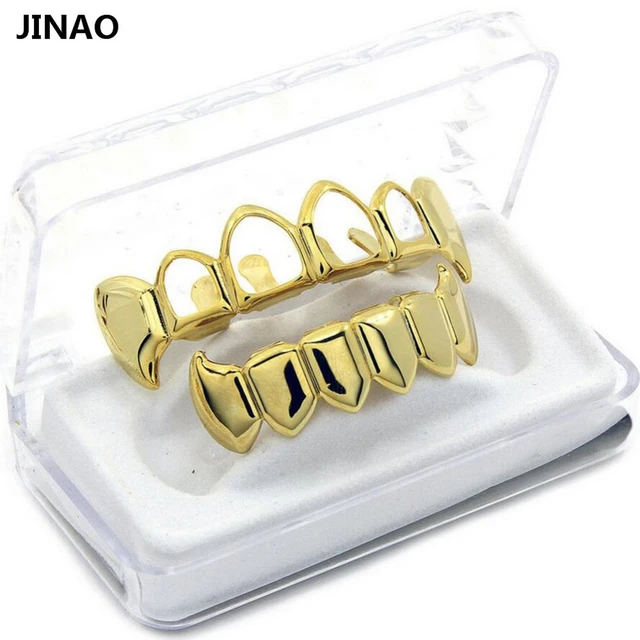 Gold Grillz Fangs