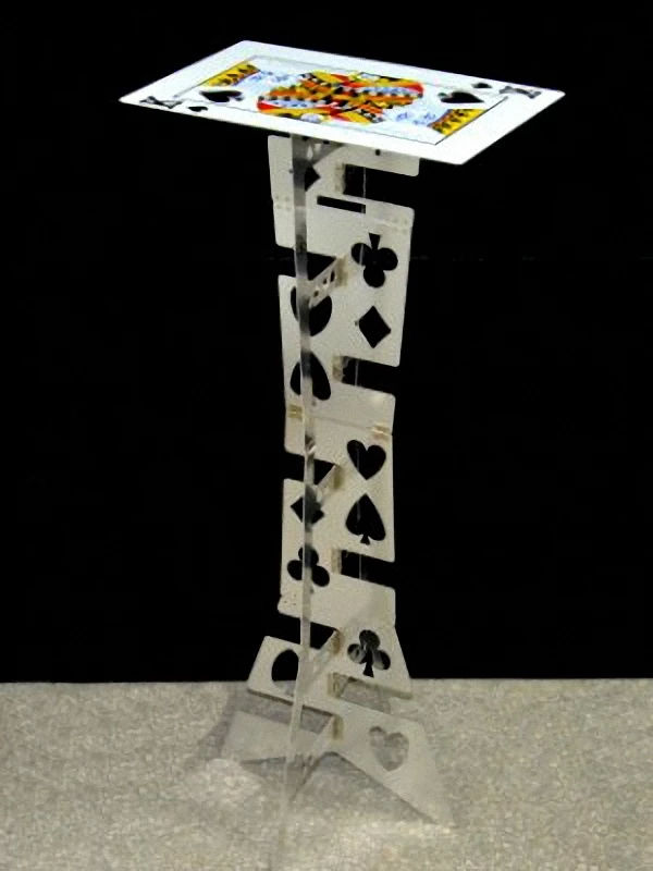 Aluminum folding table magic (silver, poker table) Stage Magic / Magic ...
