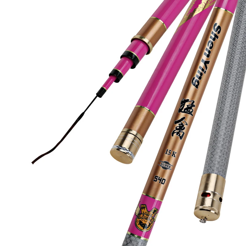 Super Hard 19 Tune Taiwan Fishing Rod Power Carbon Fish Rods for Big ...