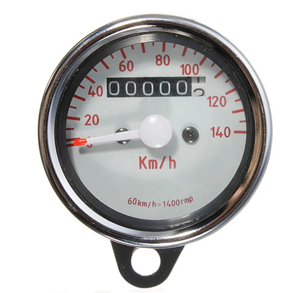 Wow Motorcycle Led Backlit Dual Odometer Speedometer Gauge For Harley ...