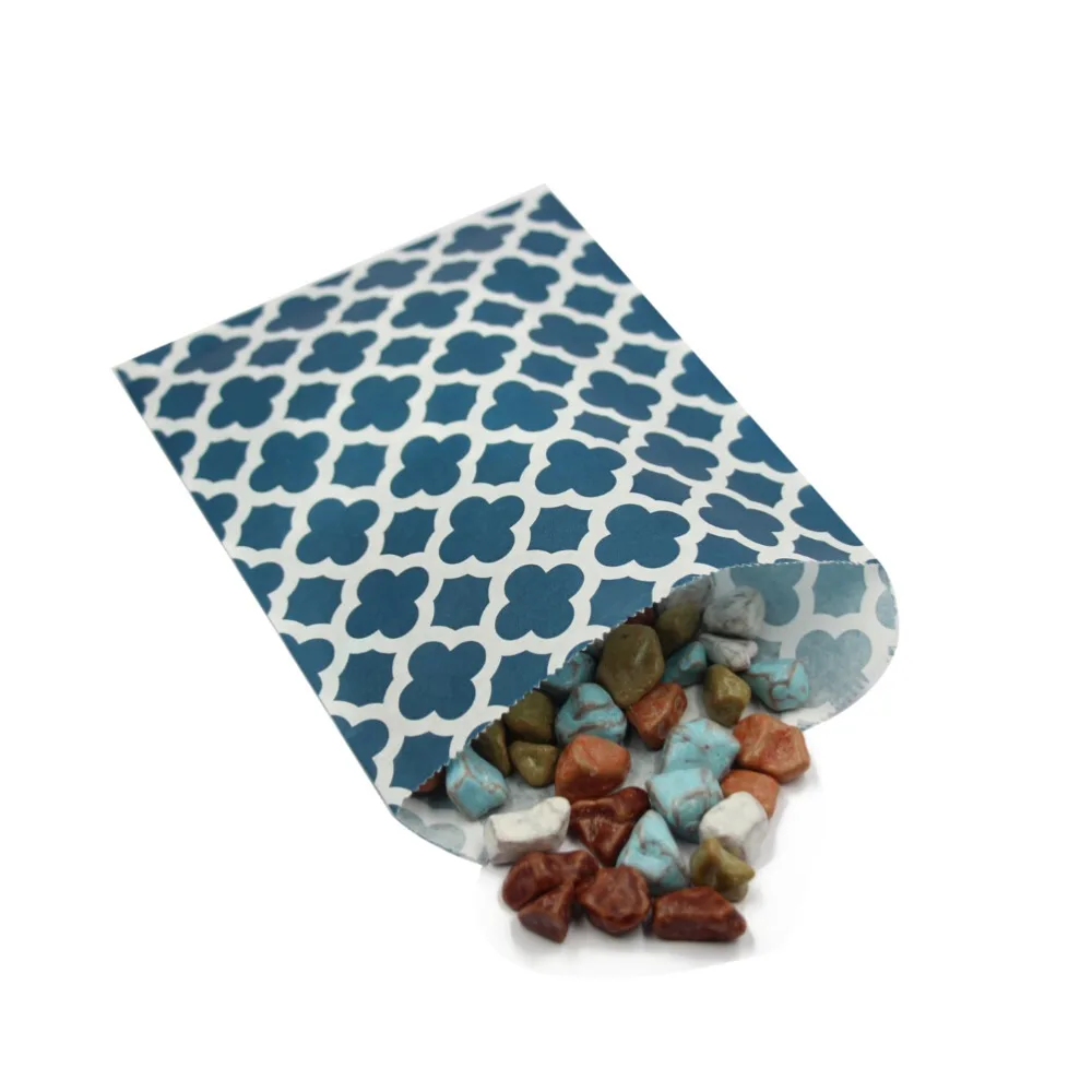 50Pcs Medium Navy Blue Favor Bags 5" x 7.5" Nautical Treat Bags Baby ...