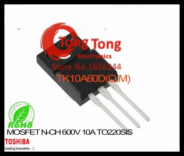 TK10A60D(QM) MOSFET N CH 600V 10A TO220SIS TK10A60D Toshiba 10A60 TK10A60 10A60D|mosfet model ...