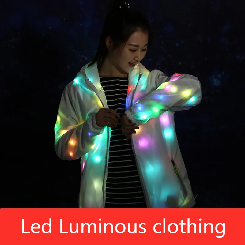 9527 LED Colorful Light Emitting Clothes Luminous Clothing Lovers 9527-led-colorful-light-emitting-clothes-luminous-clothing-lovers