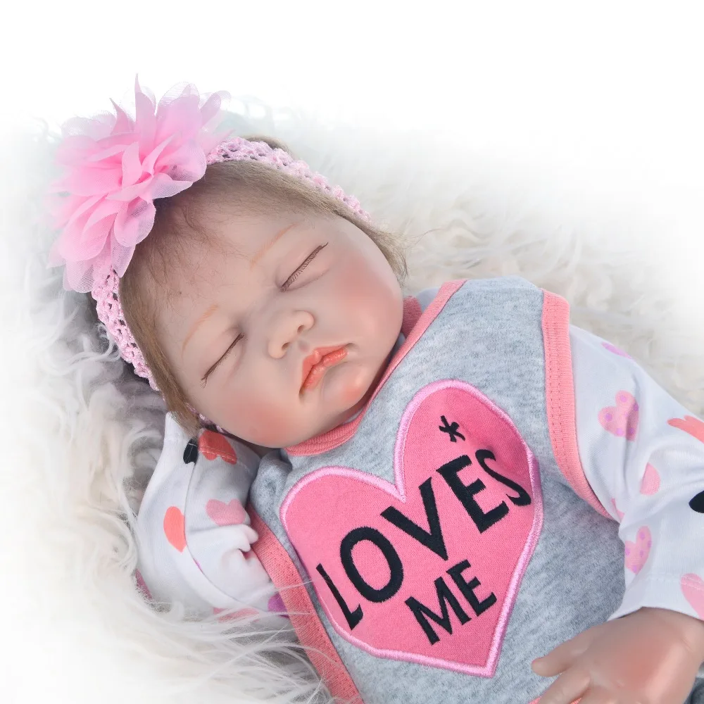 Npk, bebê recém nascido de silicone macio 55cm, boneca reborn 22 ...