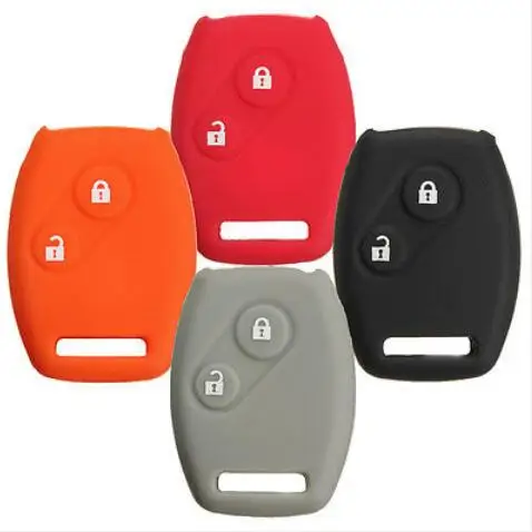2 Button Silicone Remote Key case Fob Protector Cover Fit For Honda ...