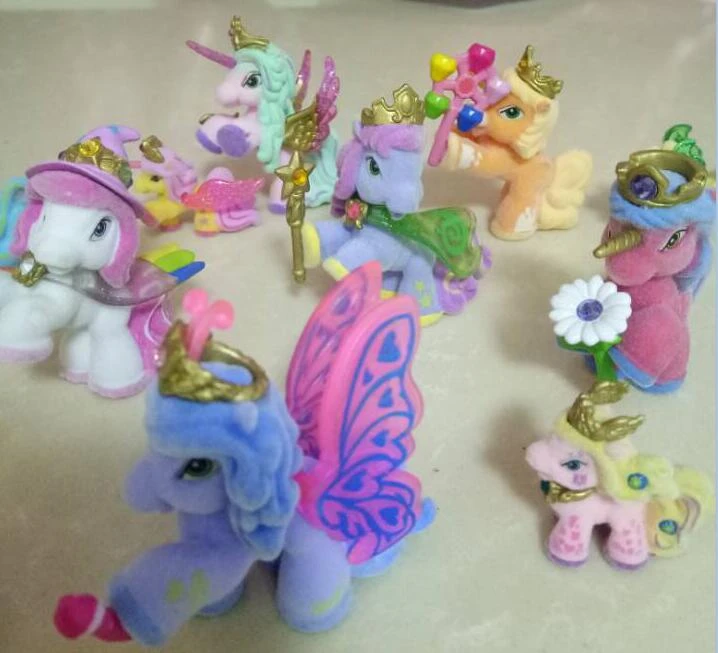 Anime filly 5cm śliczne pcv koń figurka figurki zabawki lalki ziemi ...