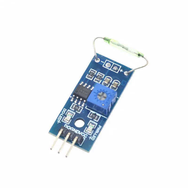 Reed sensor module with normally open reed, 3.3V-5V