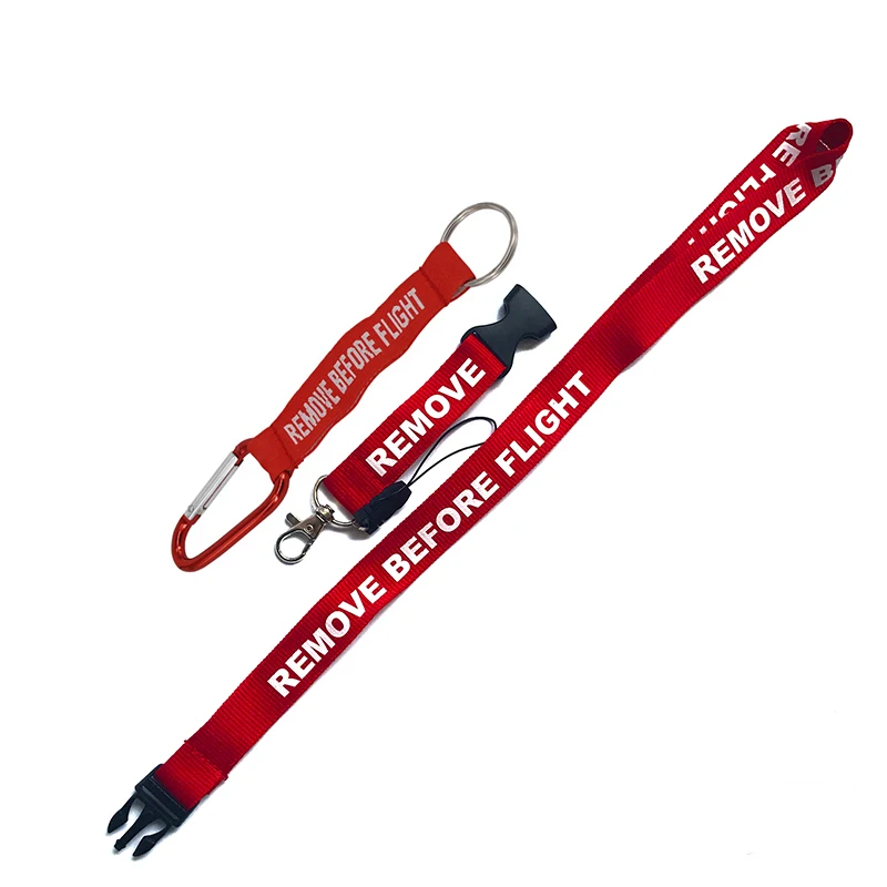 Remove Before Flight Lanyard Key Keychain Strap Set - Cabin Crew Shop